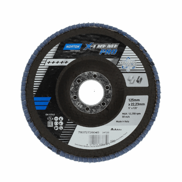 Norton Lamellrondeller 125x22mm R860 NOR P120 X860 EU - Multilakk